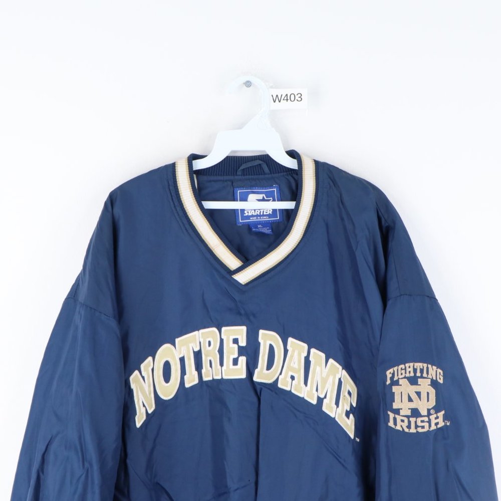 Vintage Starter University Of Notre Dame Jacket - Gem